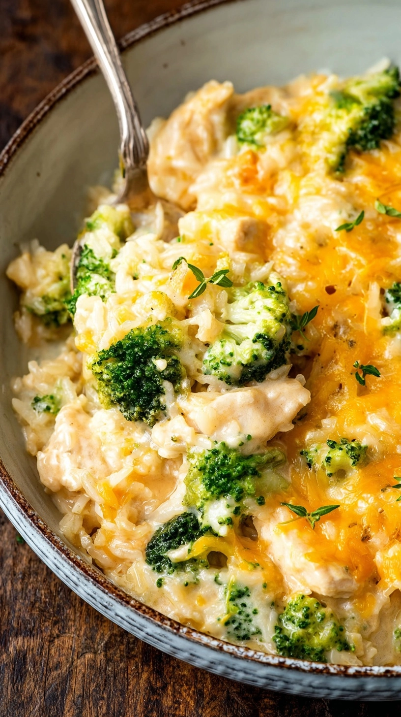 Creamy Chicken Broccoli Rice Cheese Casserole: Easy Comfort Food ...
