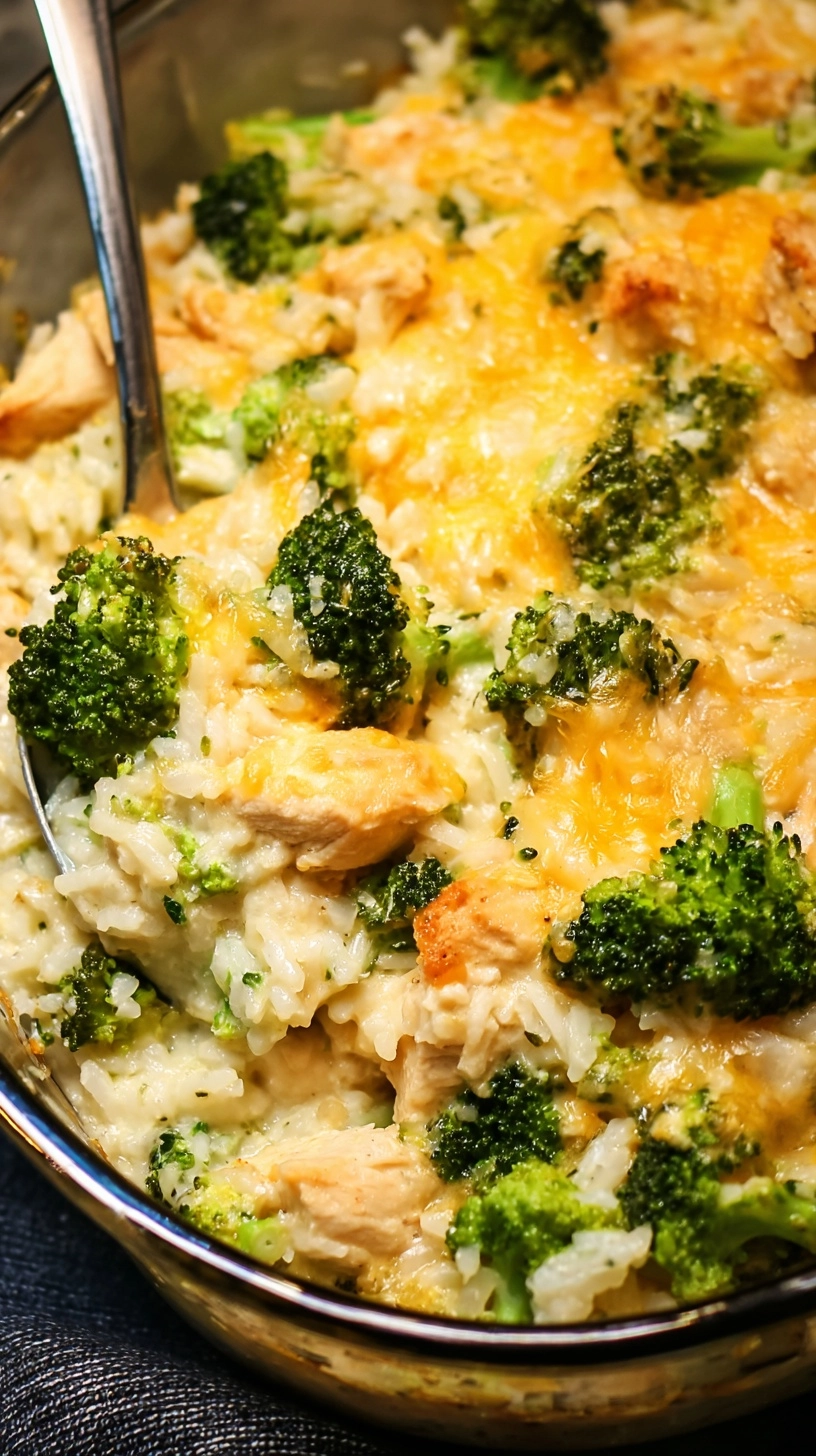 Creamy Chicken Broccoli Rice Cheese Casserole: Easy Comfort Food ...